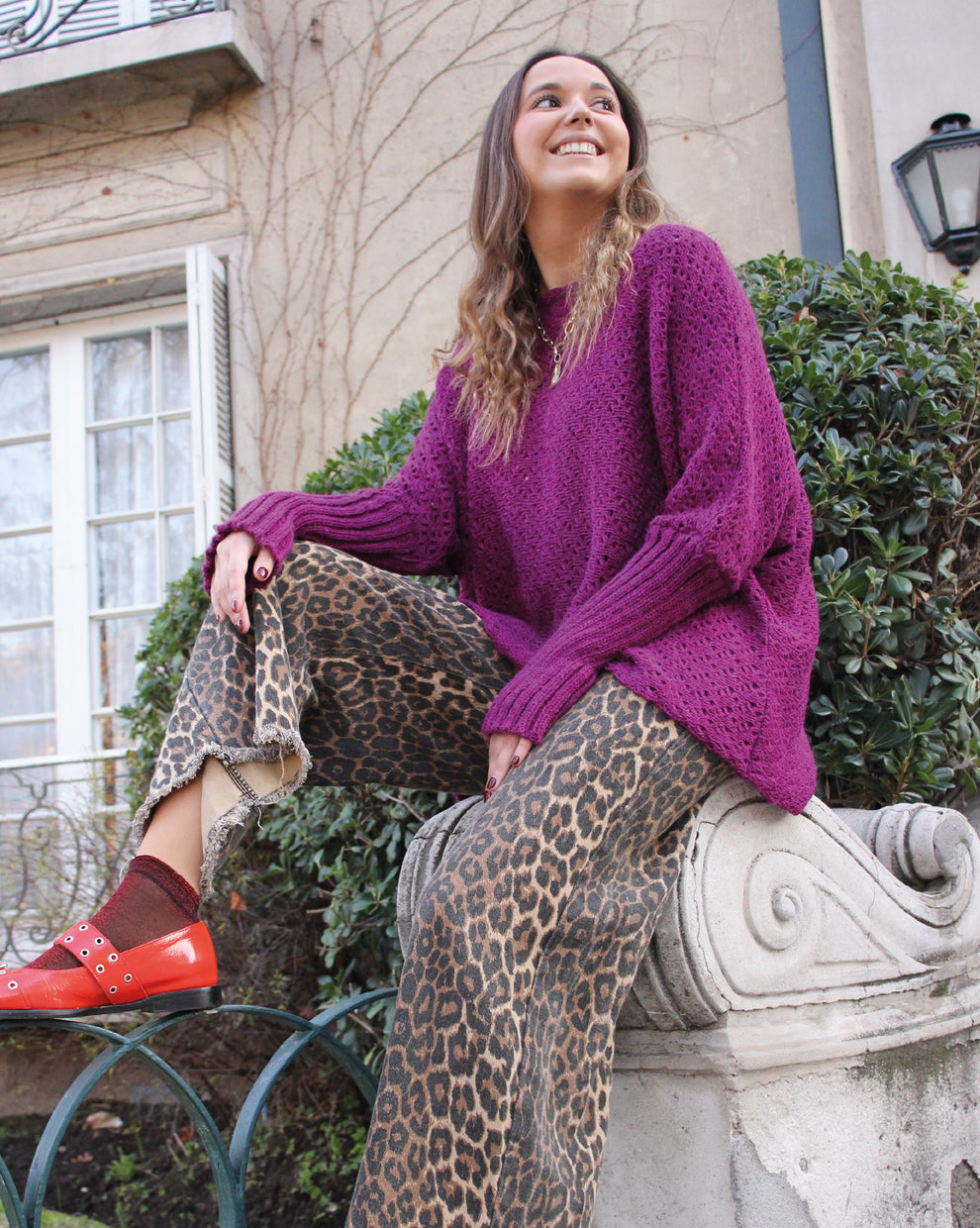 Chaleco Monse Morado – Guadalupe Agar